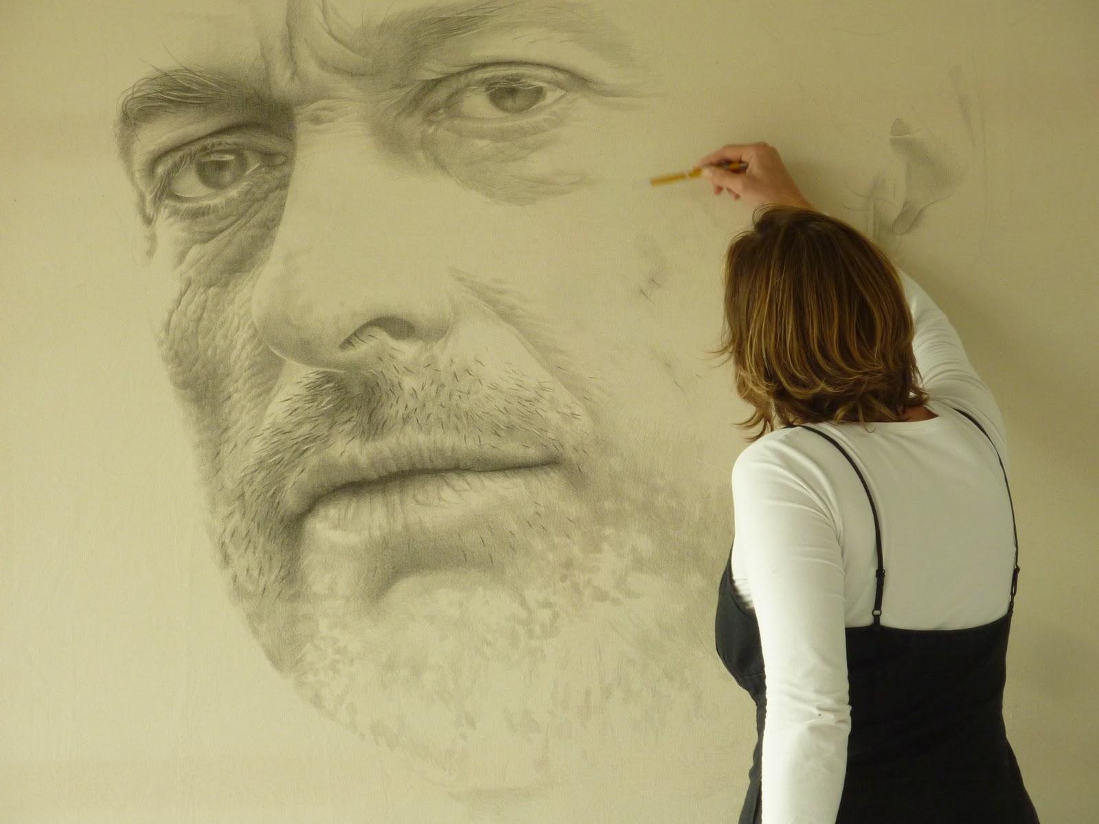 Annemarie Busschers raw realistic portraits and self-portraits mirror ...